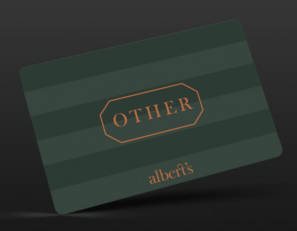 Albert's Gift Card - Other Amount - Alberts